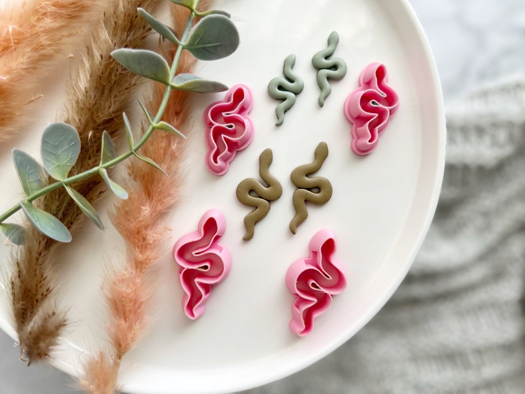 Snake Shape Halloween Cutter Collection Polymer Clay Cutter • Fondant ...