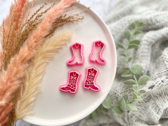 Boho Boots Shape Mystical Boho Collection Polymer Clay Cutter - Etsy