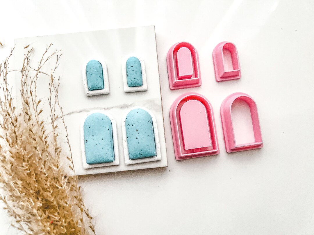 Dome Bezel Cutter Set (2pc Set) | Dome Setting Shape Set Polymer Clay ...