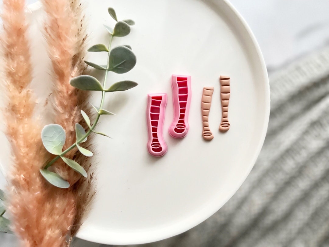 Girls Sock Shape Halloween Cutter Collection Polymer Clay Cutter ...