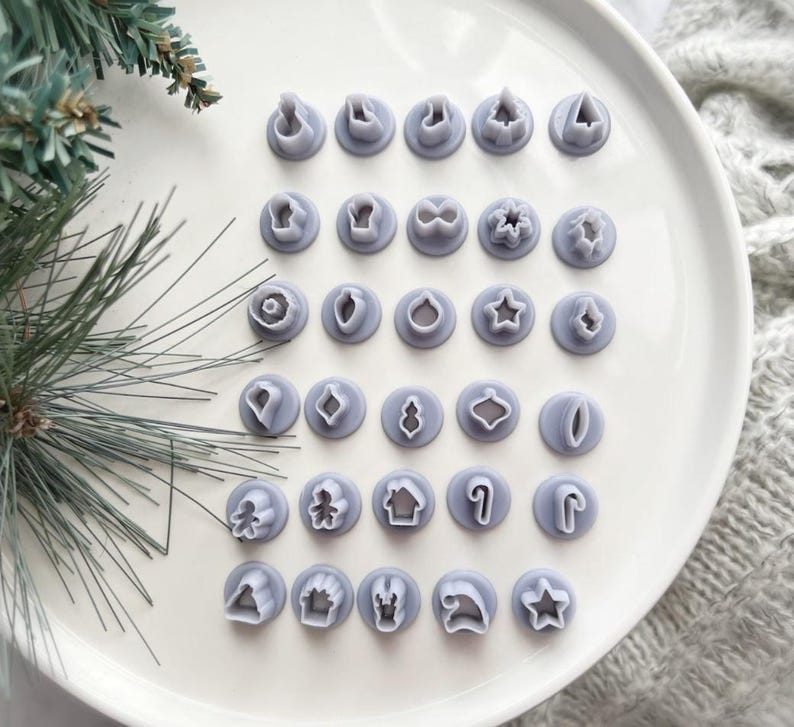 Lucky Dip Micro Polymer Clay Cutter Pack - Filled With 10 Pcs of Mixed ...