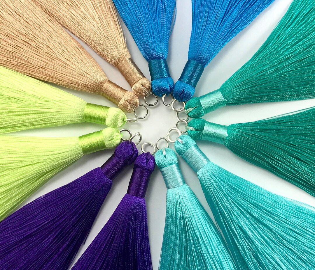 2pcs 85mm Beautiful Silk Tassel II - Etsy