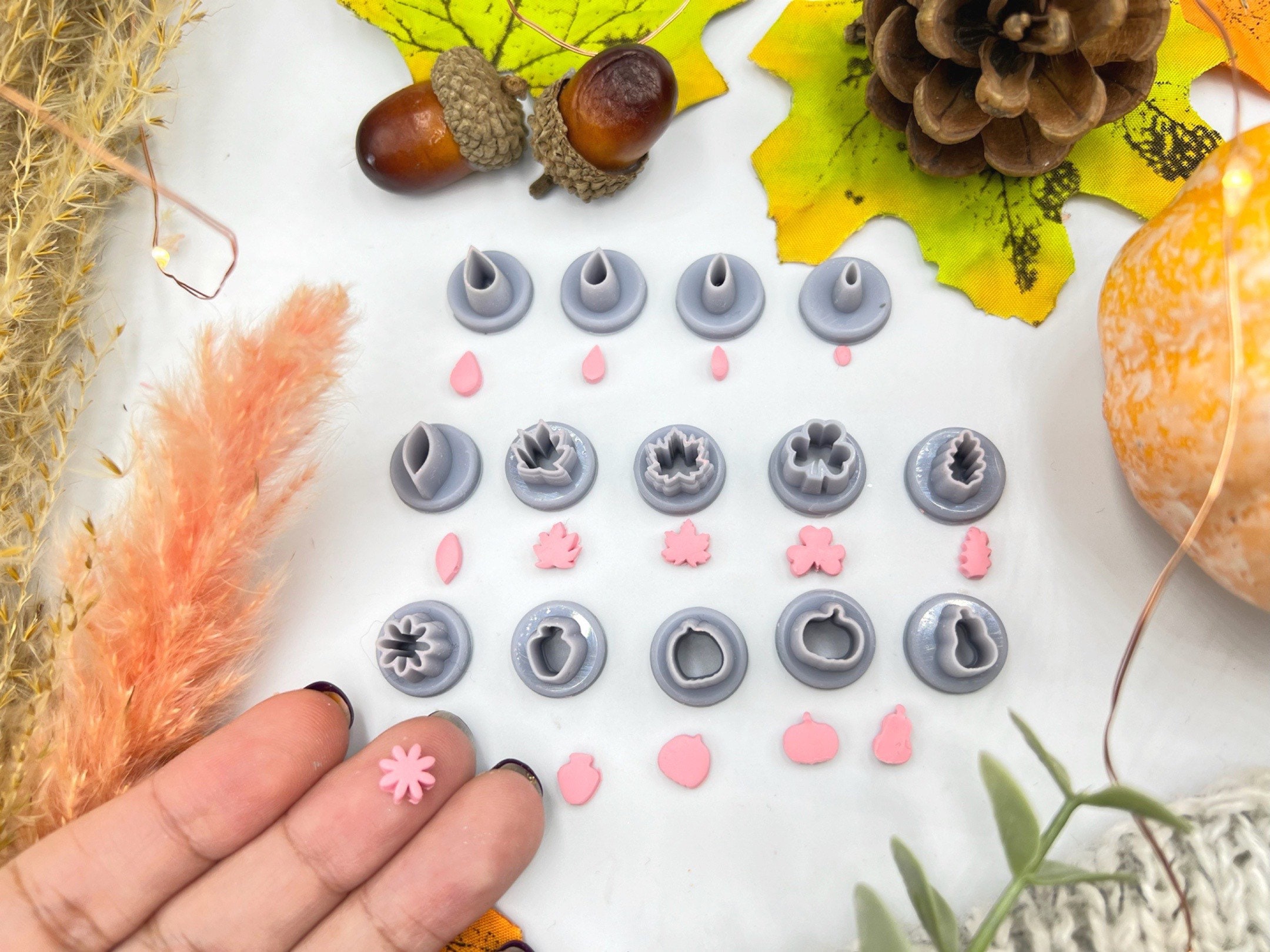 Fall Theme Micro / Mini Assorted Shaped Polymer Clay Cutter - Etsy