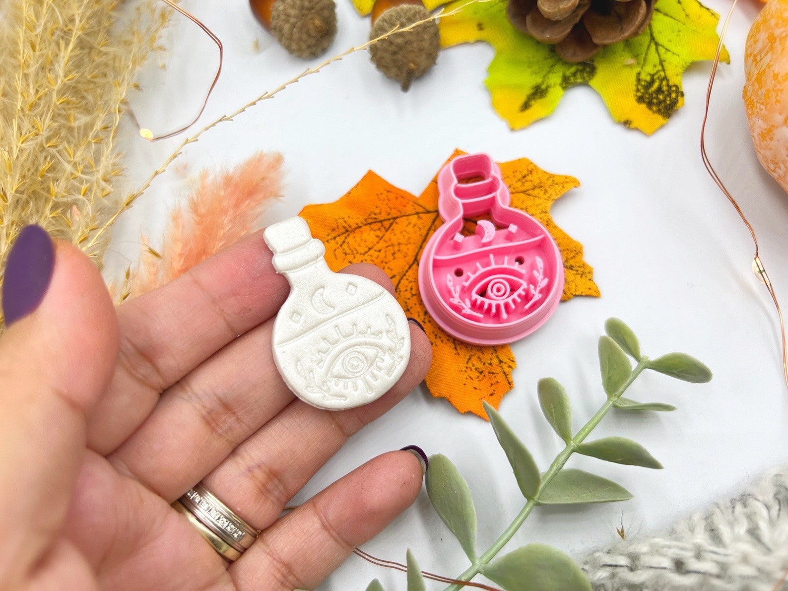 Spell Book Ouija Crystal Ball Potion Skull Shape Mystical Boho ...