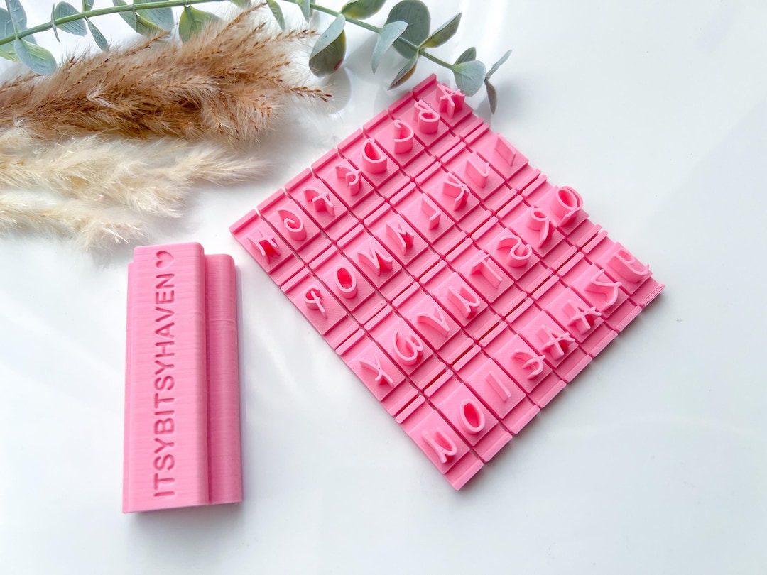 CAPITAL LETTERS - Alphabet Cookie Stamp • Alphabet Fondant Stamp ...