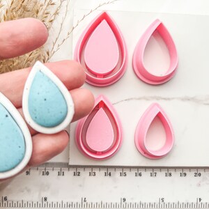 Drop Bezel Cutter Set (2pc Set) | Drop Dome Setting Shape Set Polymer ...