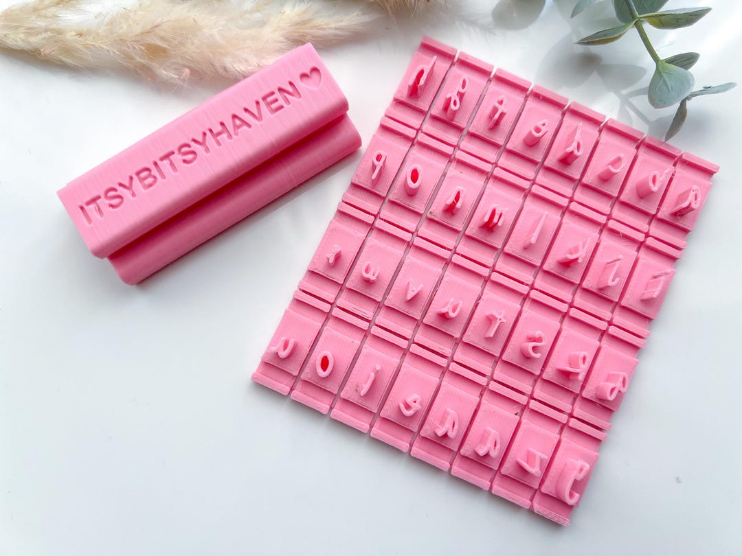 SMALL LETTERS - Alphabet Cookie Stamp | Alphabet Fondant Stamp ...
