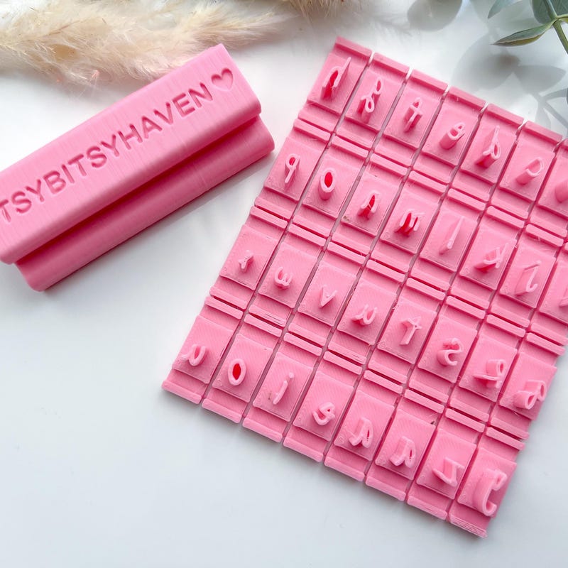 Fondant Stamp Letters - Etsy