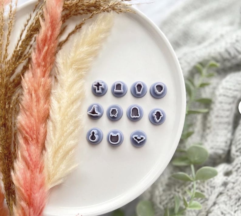 Lucky Dip Micro Polymer Clay Cutter Pack - Filled With 10 Pcs of Mixed ...