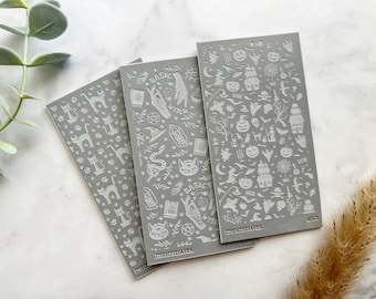 Polymer Clay Texture Mat Skeleton Halloween Spooky Maxi Impression ...