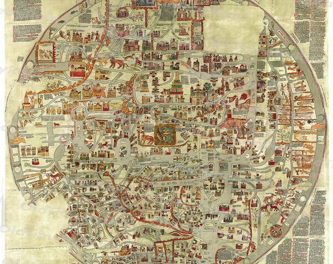 Vintage Old World Map/image Download Retro Style Design/resource Old ...