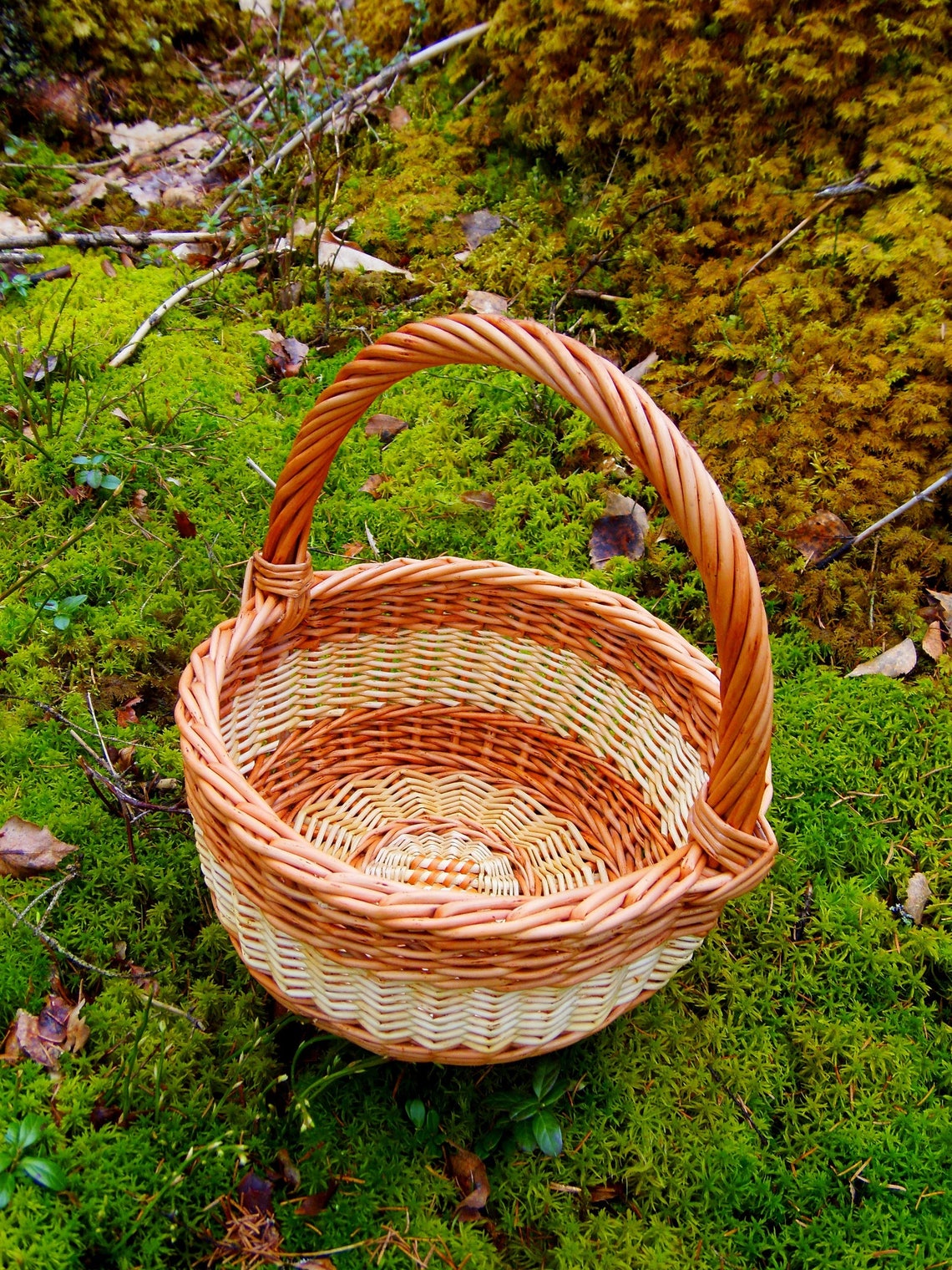 Wicker Basket Rustic Design Wedding Basket Bread Shop | Etsy