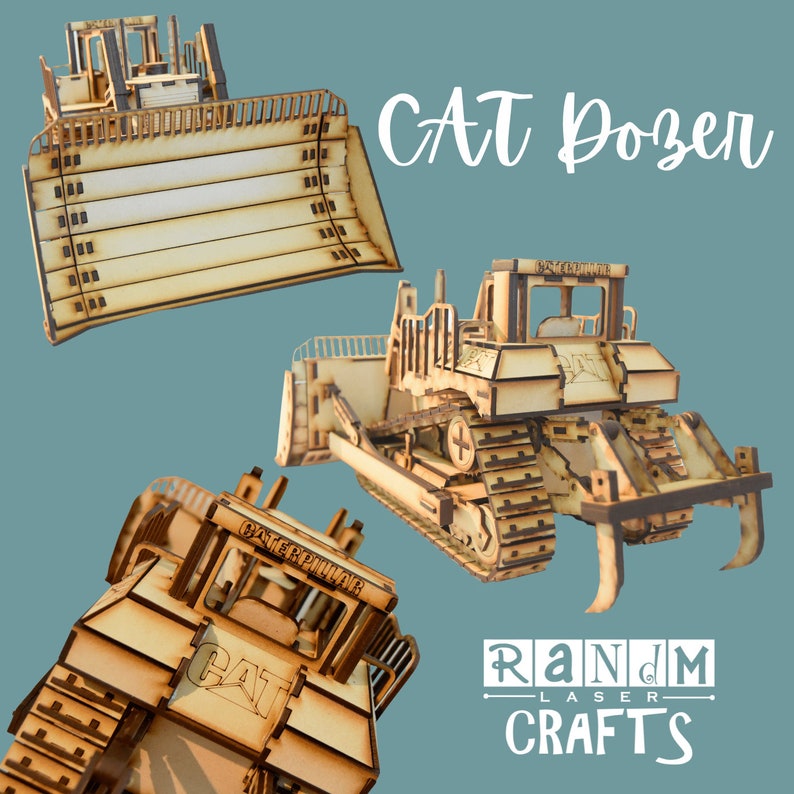 Caterpillar CAT Dozer D11 Model 3D DIY MDF Kit - Etsy Australia