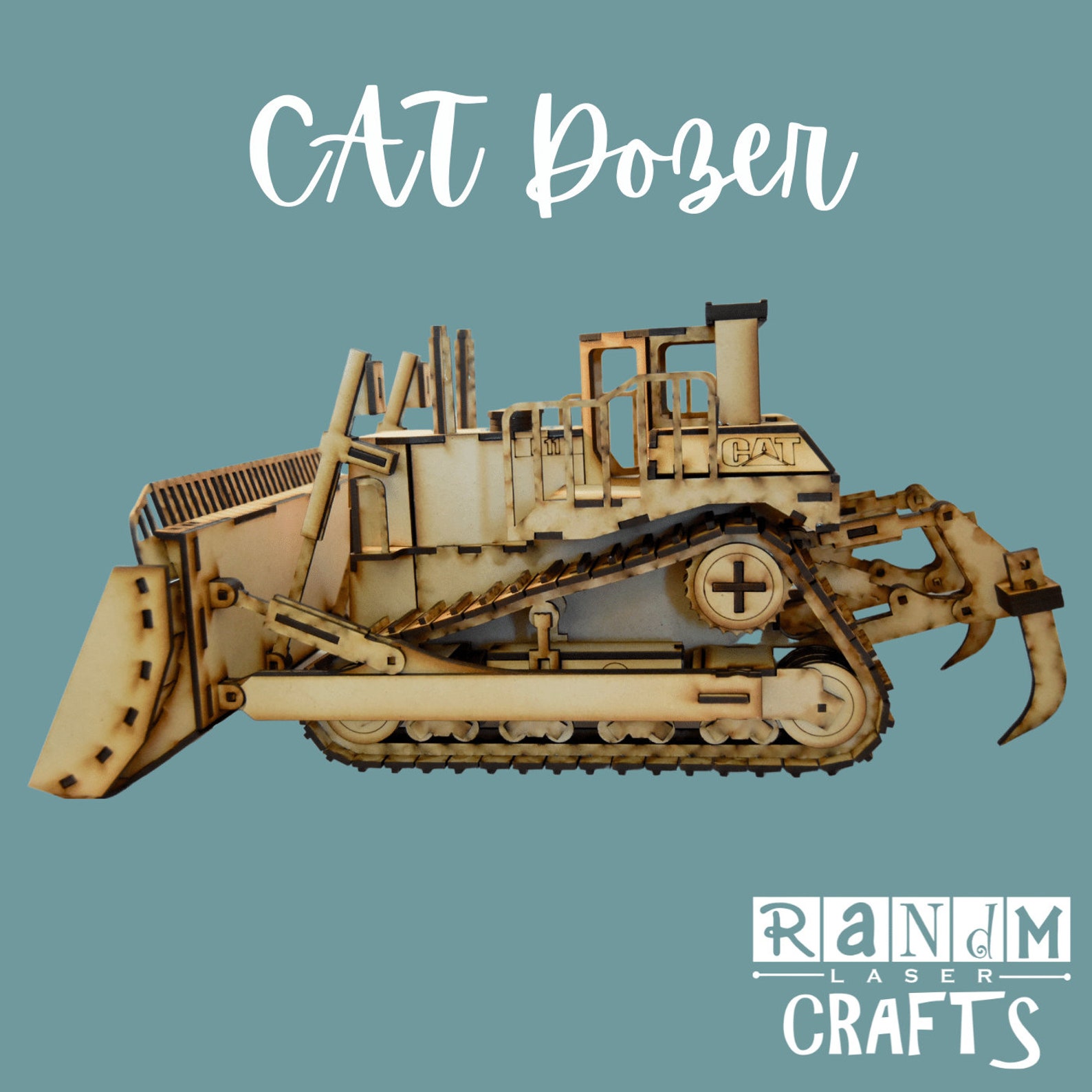 Caterpillar CAT Dozer D11 Model 3D DIY MDF Kit - Etsy