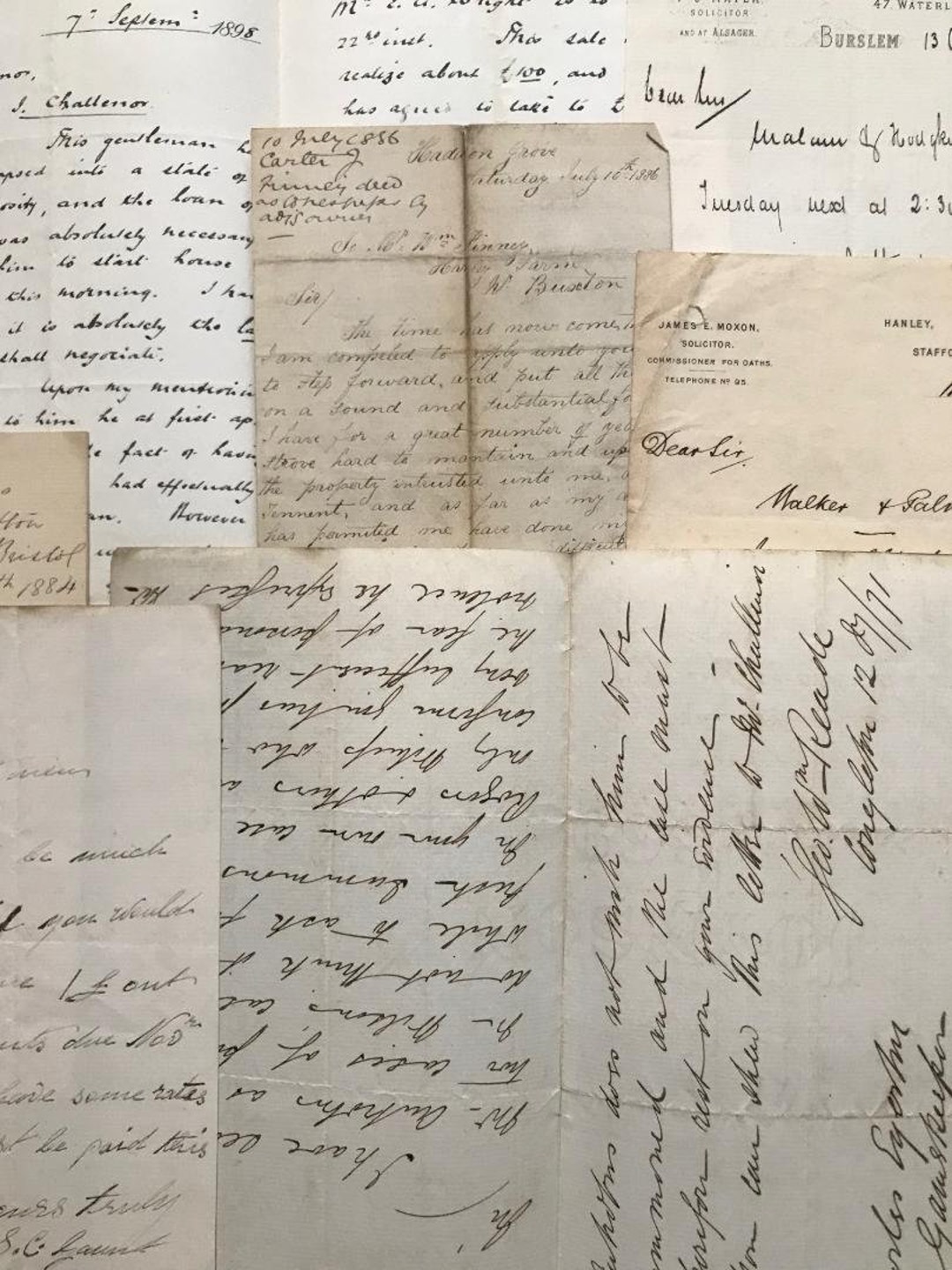 Victorian Letters Collection. - Etsy