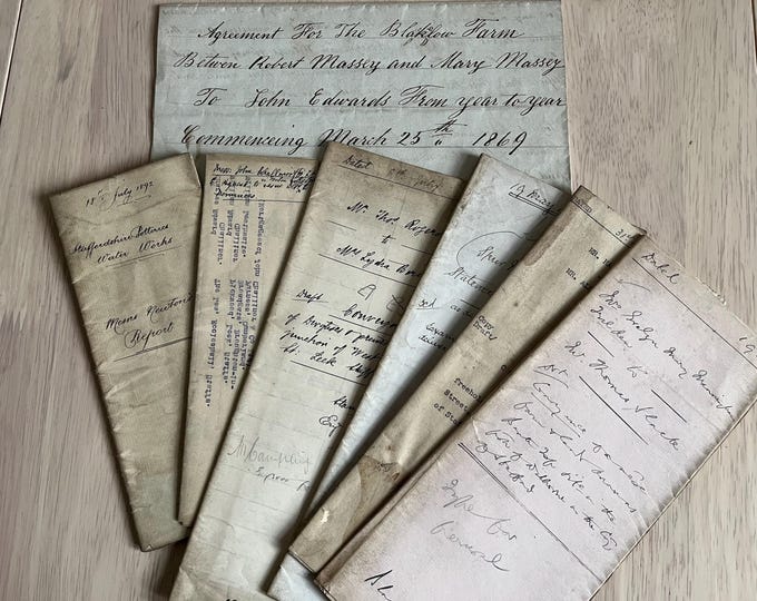 Vintage Documents Collection Victorian & Later. - Etsy
