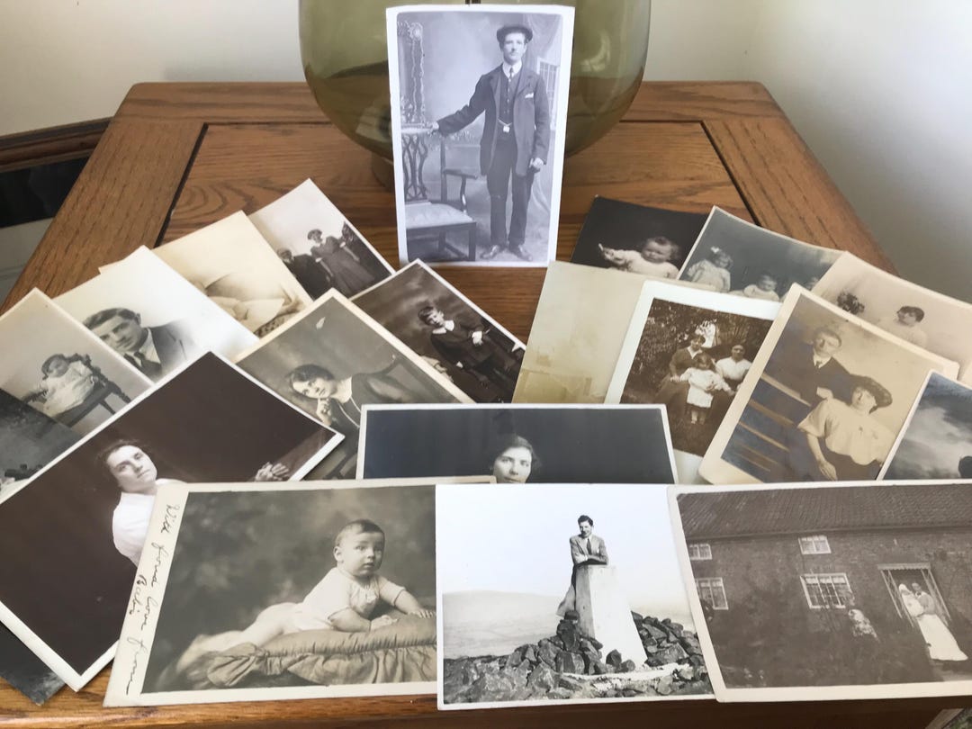 Collection of Vintage Real Photo Postcards of People X 20. - Etsy