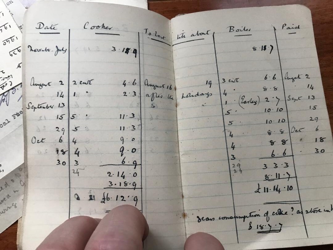 WW2 Period Coke Handwritten Accounts Book 1937-43 Plus Letters - Etsy UK