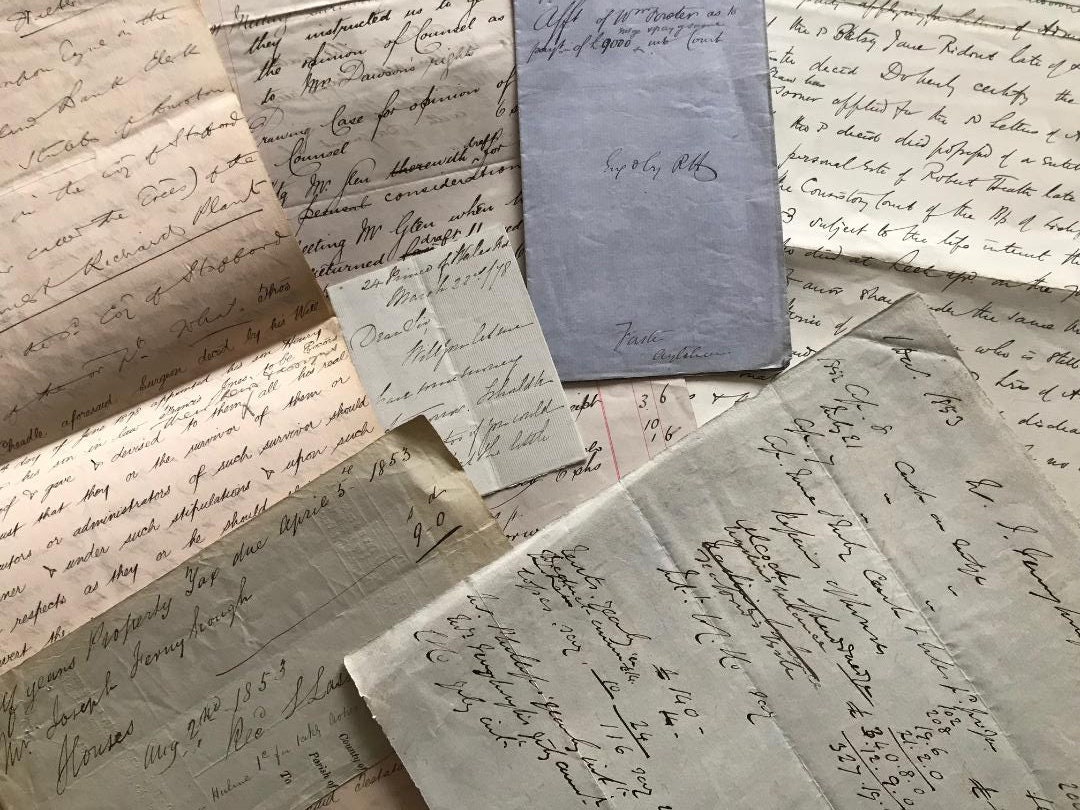 Victorian Letters / Documents Collection. - Etsy