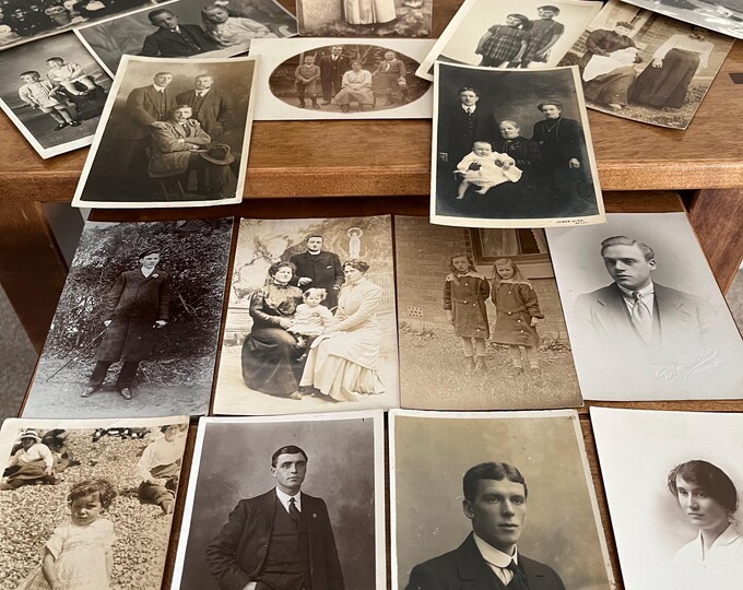 20 X Vintage Real Photo Postcards Sovial History (ideal for Craft Use ...