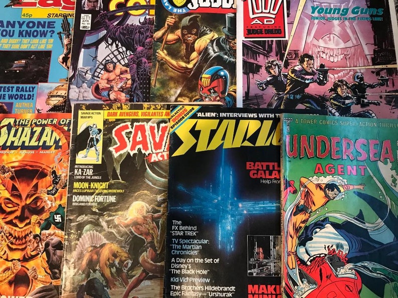 Vintage Comic Collection 1960's to 1990's. - Etsy