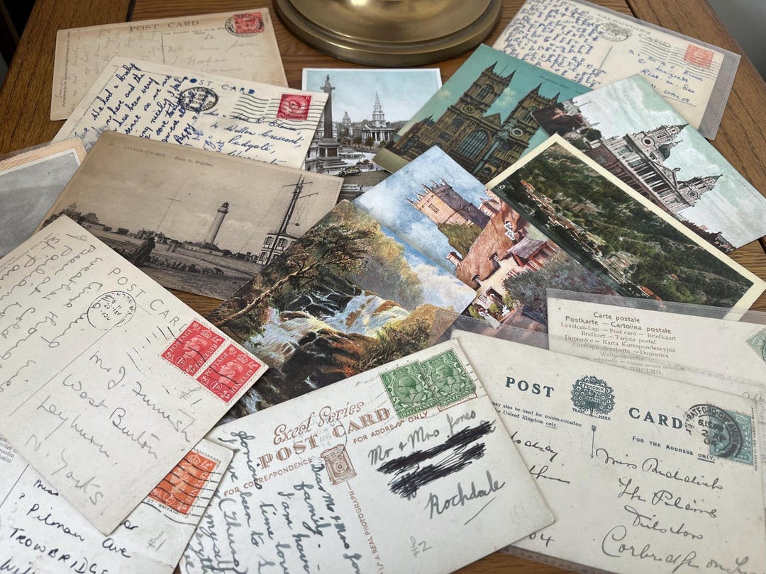 Vintage Postcard Collection Some Postally Used. - Etsy