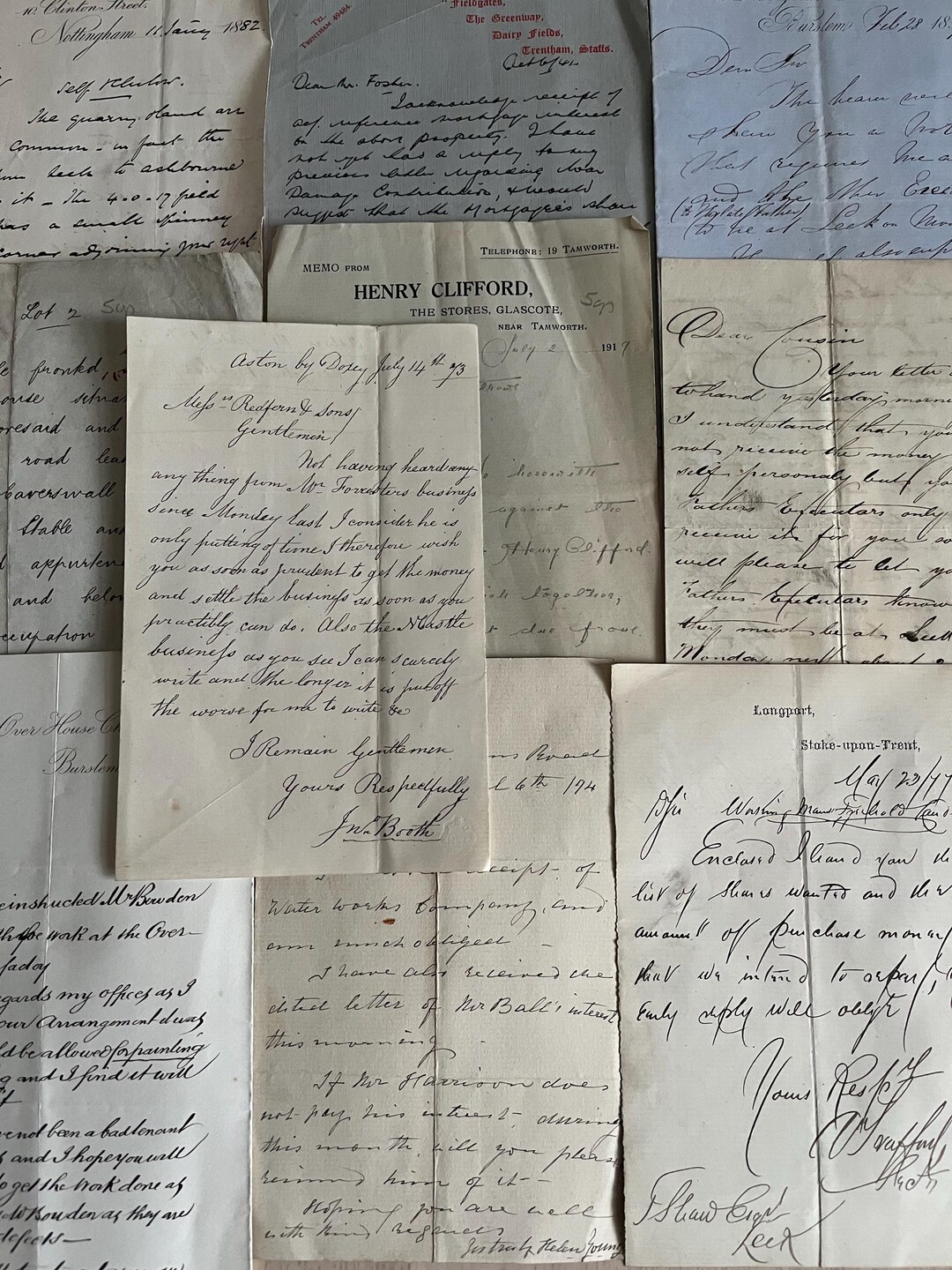 Vintage Handwritten Victorian Letters Collection. - Etsy