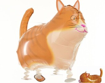 Cat with balloons | Etsy