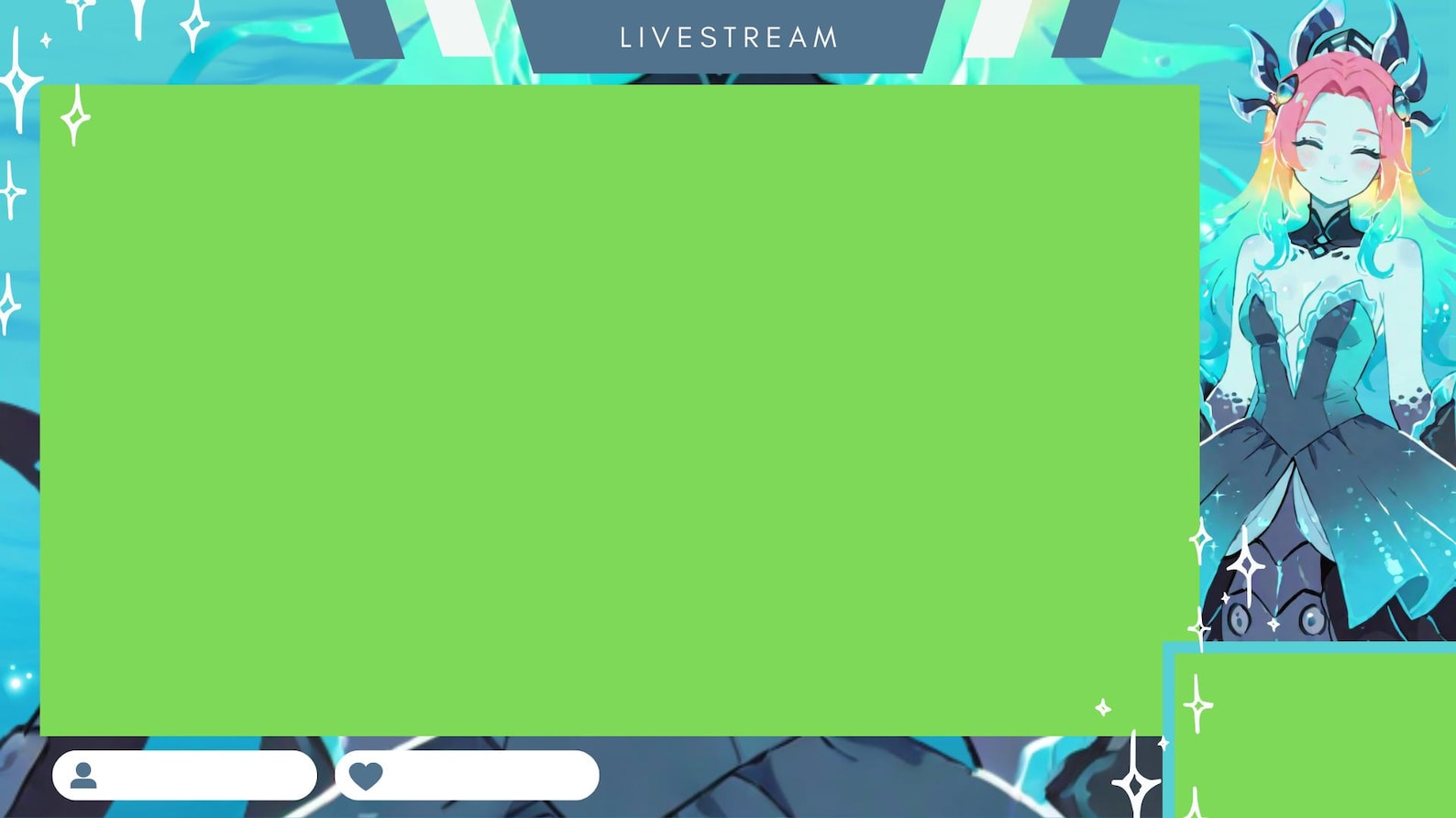 Nami Sunken Shadow Twitch Overlay | Dark Ocean Stream Overlay | Abyssal ...