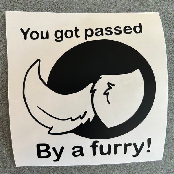 Furry Car Decal - Etsy