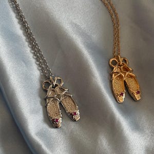 Twelve Dancing Princesses Shoe Charm Necklace, Gold Plated Princess ...