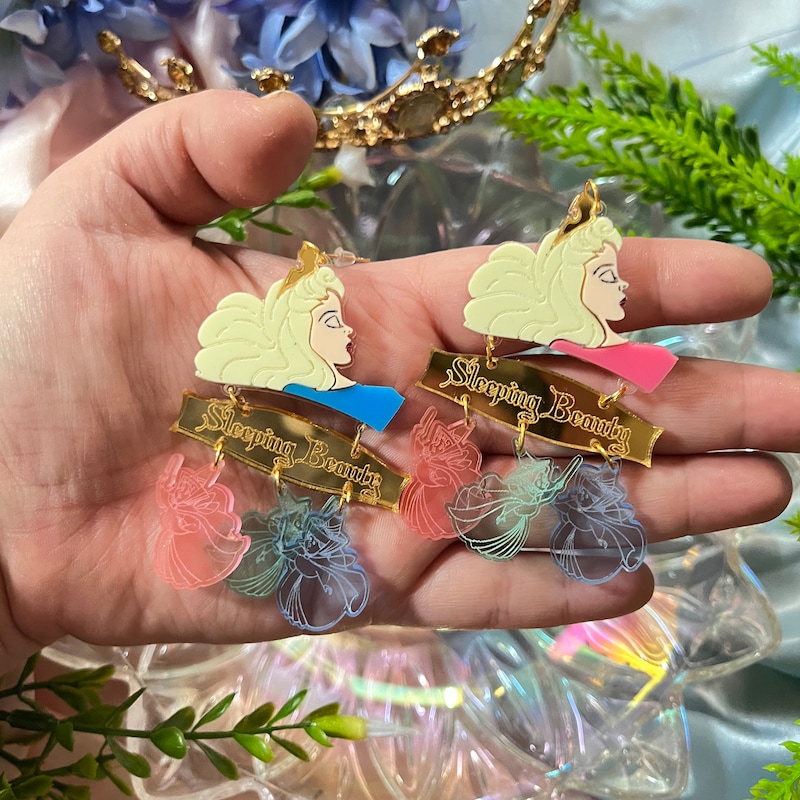 Princess Earrings - Etsy