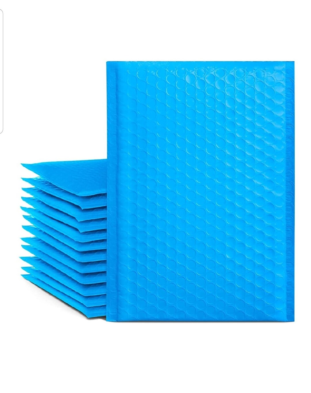 Blue Poly Bubble Mailers Padded Envelopes Bubble Lined Poly Mailer Self ...