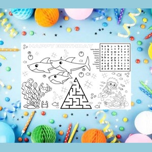 Baby Shark Activity Sheets, Baby Shark Coloring Pages, Baby Shark ...