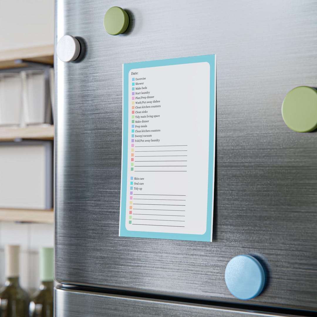 Daily To-do List Post It Note Pad, Daily List, Sticky Note Pad, To-do ...