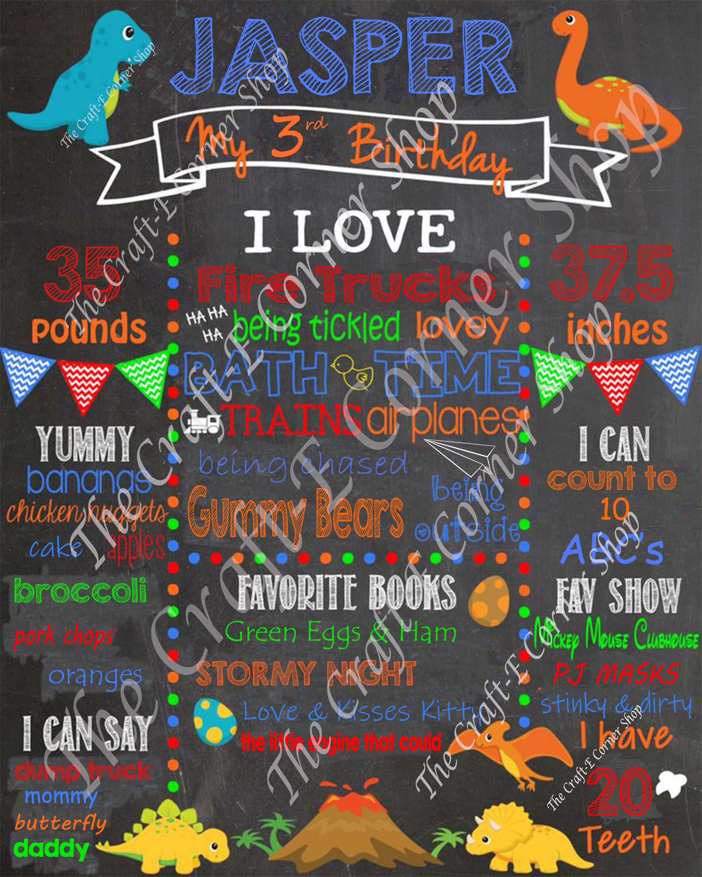 Dinosaur Chalkboard Sign,dino Printable Chalkboard Sign,dinosaur ...
