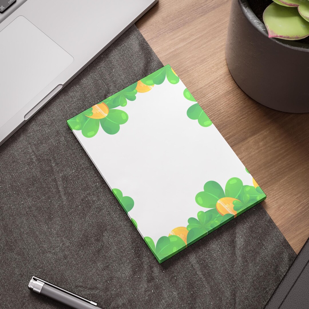 St Patricks Day Post-it® Note Pads, Holiday Themed Sticky Notepads ...