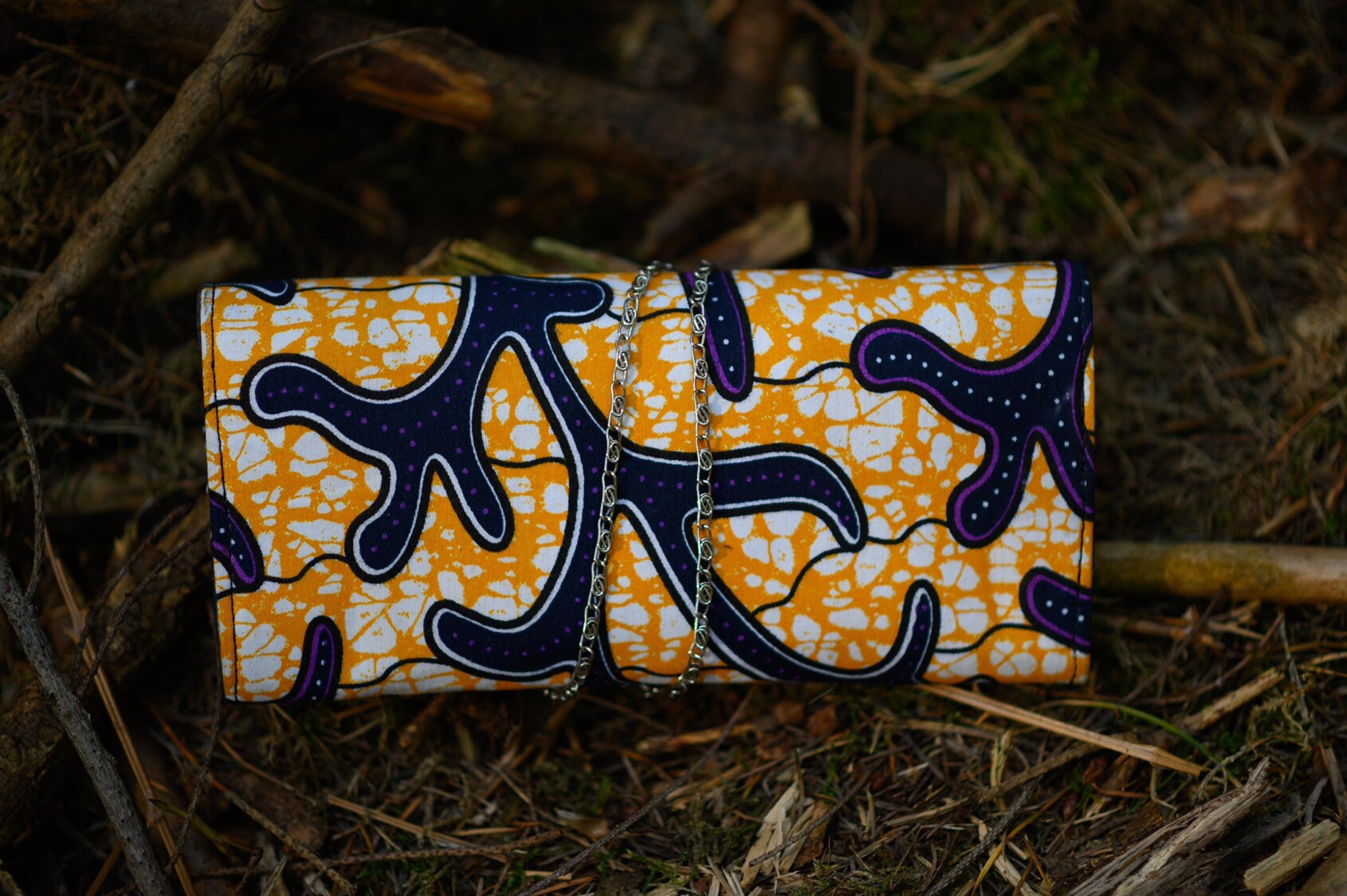 Ankara Tube Purse With Chain Handle - Etsy UK