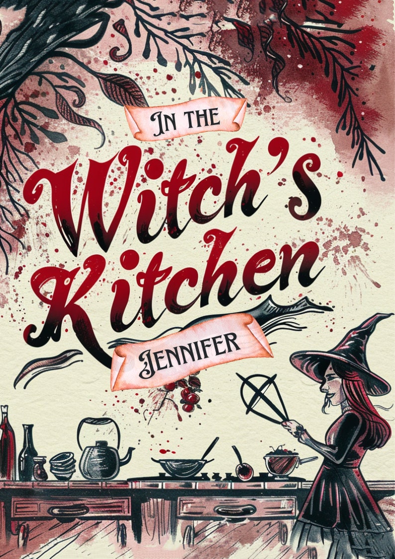 Personalized Poster, Witch's Kitchen, Kitchen Decor, Witch Decor, Gift ...