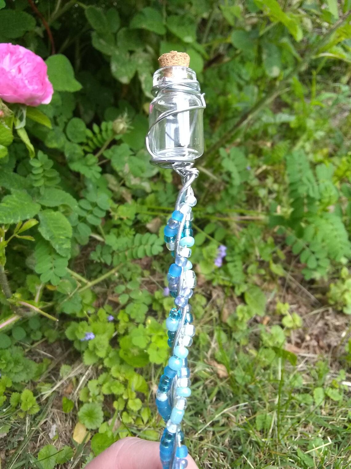 3 Wire Wrapped Intention Wands. Handmade Glass Elemental - Etsy