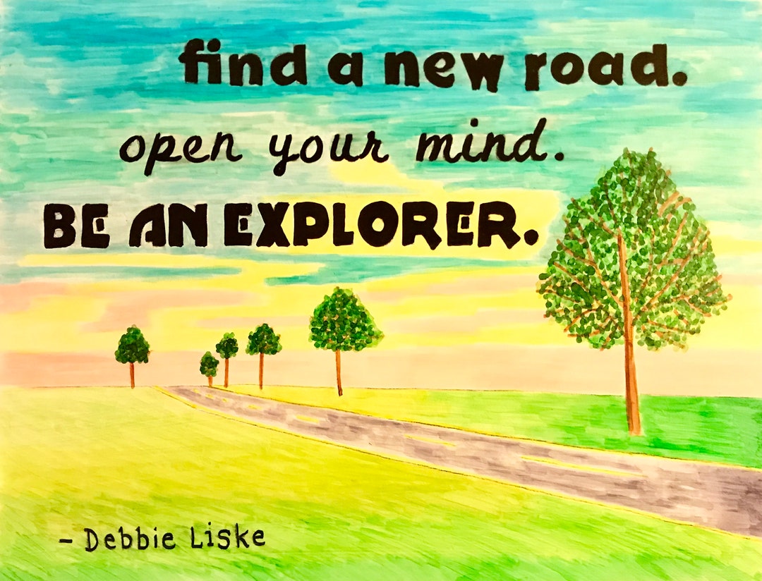 Explorer Painting, Nature Wall Art, Nature Painting, Landscape Art ...