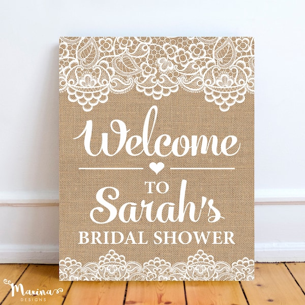 Burlap Lace Banner - Etsy