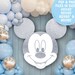 BACKDROP MICKEY MOUSE Birthday Party Decor, Mickey Mouse Printable Wall ...