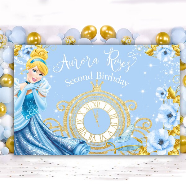 Cinderella Backdrop - Etsy