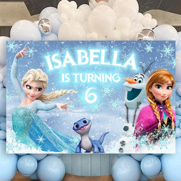 Frozen Backdrops for Birthday - Etsy