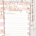 Baby Time Capsule Sign, Message Note, 1st Birthday Girl, Time Capsule ...