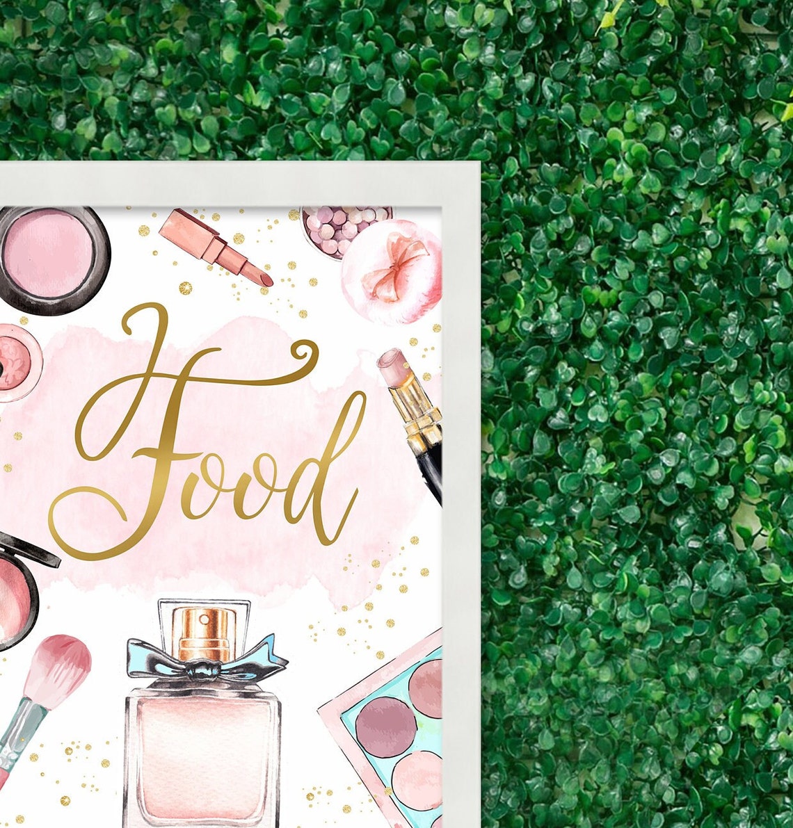 SPA Birthday Signs Makeup Sign Spa Party Posters Spa Favors - Etsy