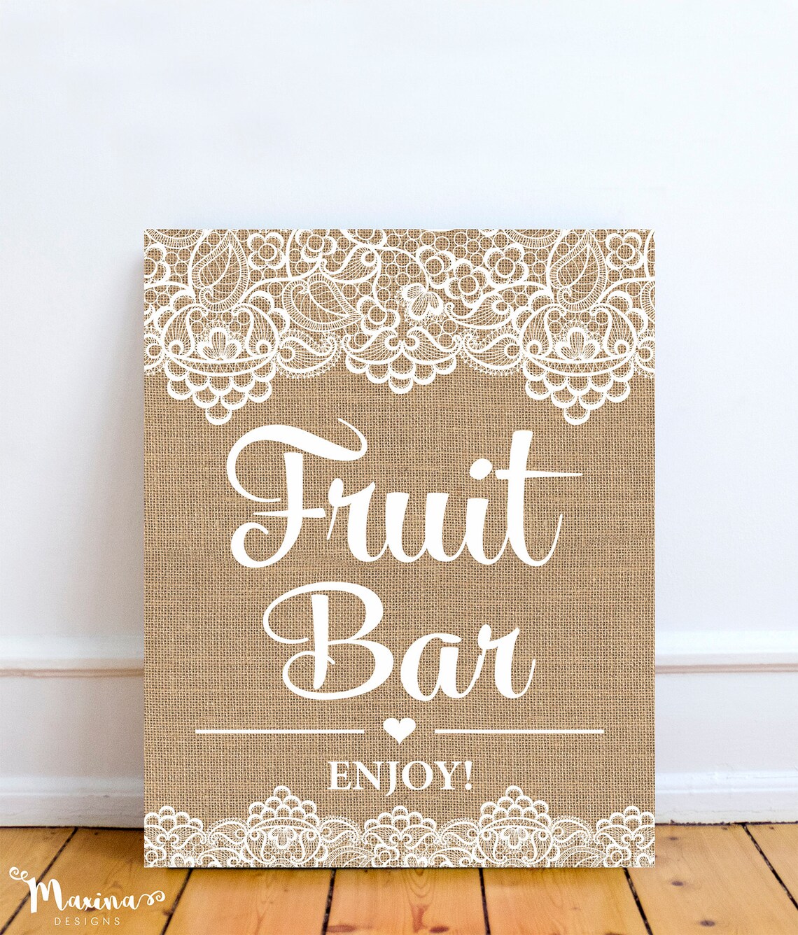 Fruit Bar Sign Printable Wedding signage Banner Bridal | Etsy