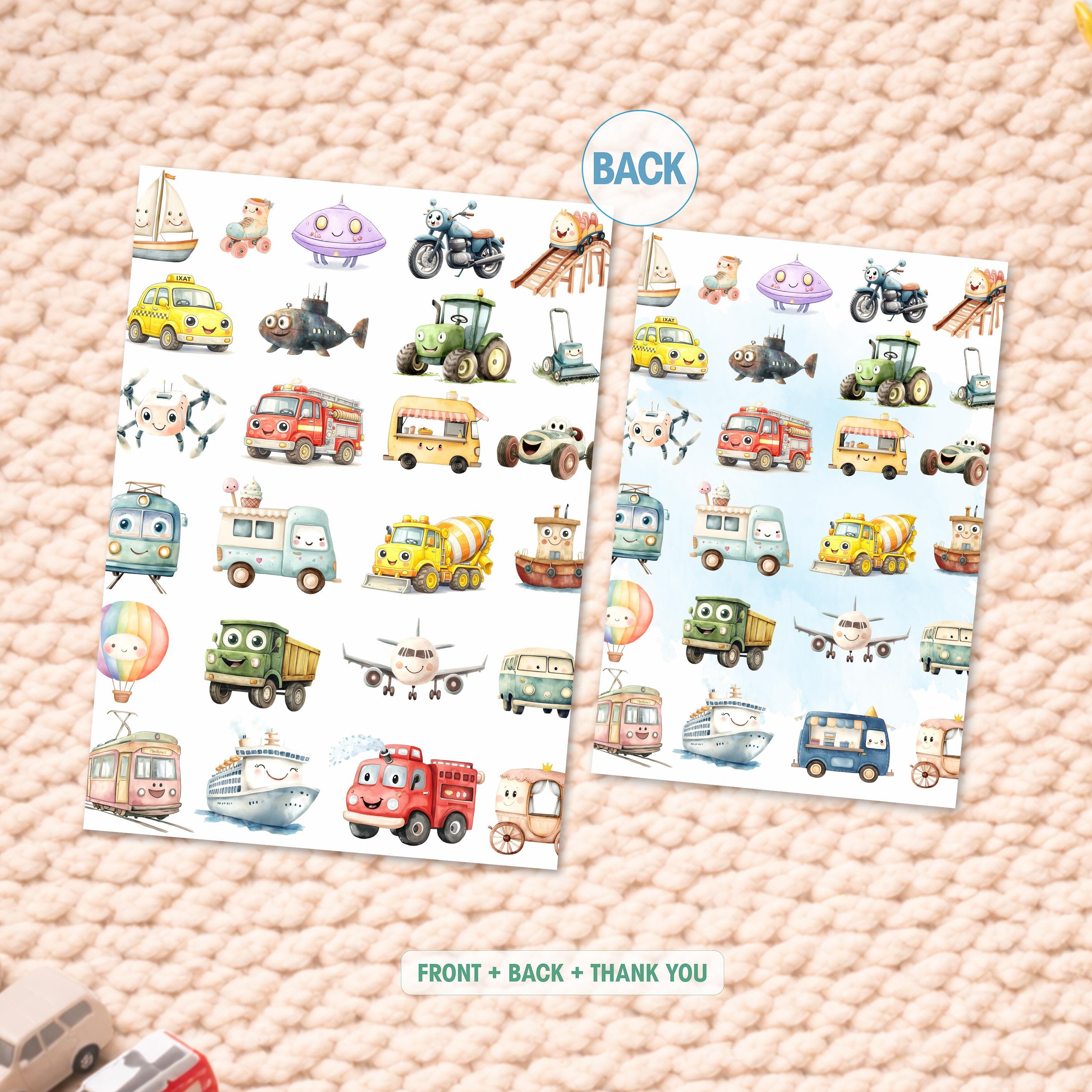 Honk, Beep, Choo Transportation Birthday Invitation | Canva Editable ...