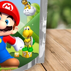 SUPER MARIO Capri Sun Label Sticker, Capri Sun Pouch Label Super Mario ...